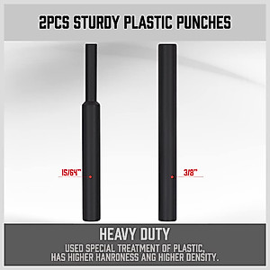 SEDY 22-Pieces Roll Pin Punch Set, Roll Pin Starter Punch, Brass, Steel, Plastic Punches, 4 Heads Hammer & 1 Plastic Tweezers. Red Storage Carring Case provided