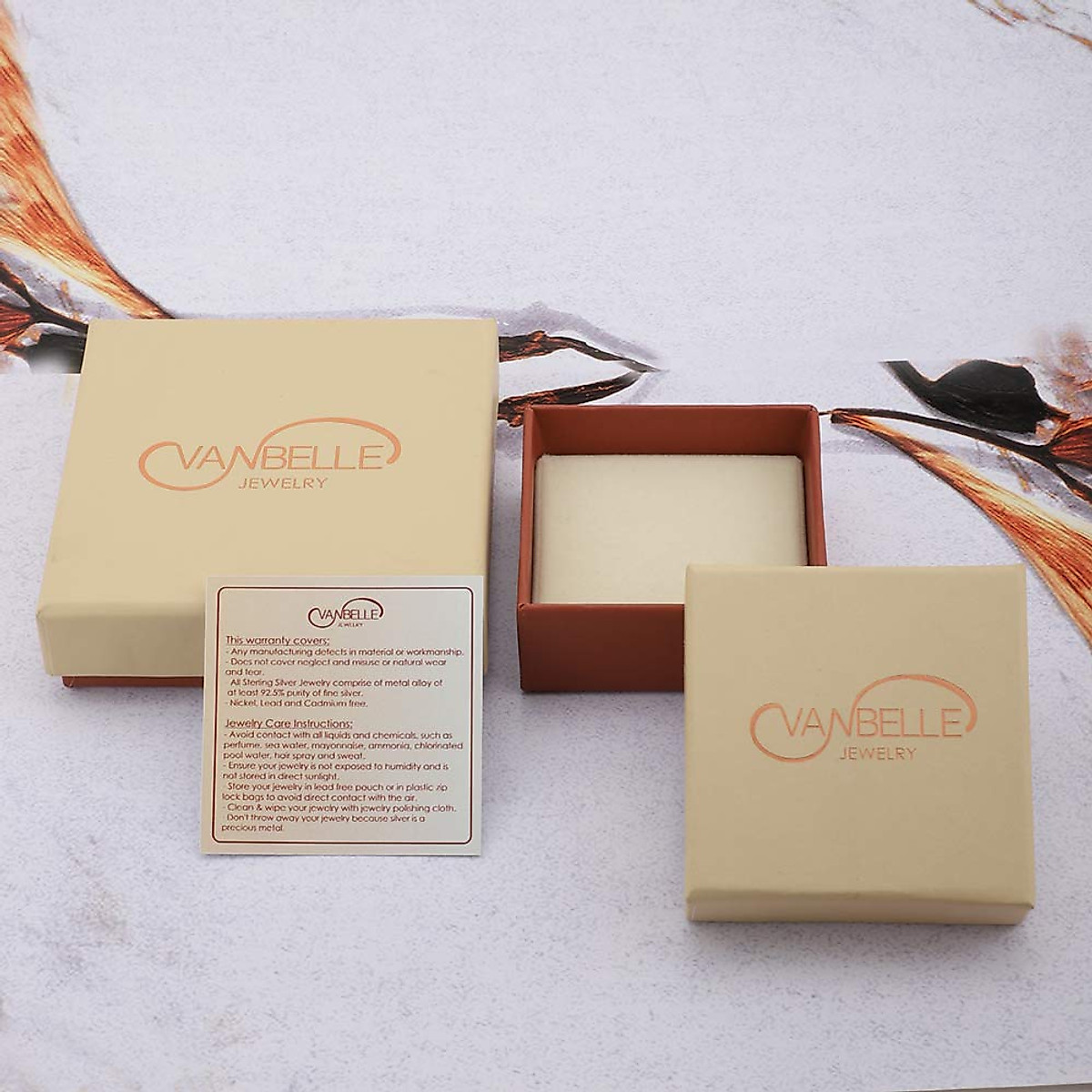 Vanbelle Sterling Silver Jewelry Four-Leaf Clover Pendant Necklace with Cultured Mother-of-Pearl in Beaded Chain and Rhodium Plated for Women