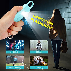 Personal Safety Alarm for Women Girls, 130dB Loud Siren with Key Chain, SOS Strobe Light, Flashlight Help Kids, Elders, Students Emergency Call, Back to School Gift Idea for Self Defense Devices