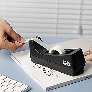 Mr. Pen- Tape Dispenser, Pack of 2, Tape Dispenser Desk, Office Supplies, Desk Supplies, Tape Holder, Tape Dispensers, Black Tape Dispenser, Desktop Tape Dispenser, Tape Desk Dispenser, Organier