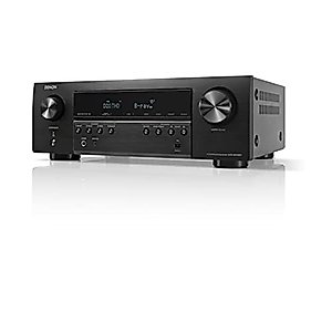 Denon AVR-S570BT 5.2 Channel AV Receiver - 8K Ultra HD Audio & Video, Enhanced Gaming Experience, Wireless Streaming via Built-in Bluetooth, (4) 8K HDMI Inputs, Supports eARC, HD Setup Assistant