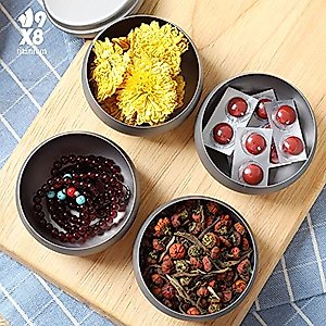 Airtight storage container with lid, airtight and waterproof containers - all made of pure titanium - keep content fresh and dry (2)