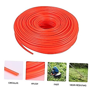 3pcs Lawn Mower Parts Lawnmower Parts Square Tool Trimmer Nylon Trimmer line Grass Trimmer Wire Simple Mower Parts Cords Mower Brush Cutter Accessories Electric Wire Component