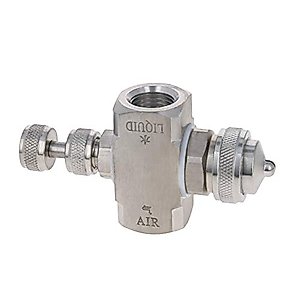 Bettomshin 1Pc Air Atomizing Nozzle, 1/4BSPT Female Thread 130 Degree Round Spray Air Atomizing Mist Nozzle 304 Stainless Steel