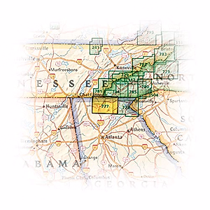 Springer and Cohutta Mountains Map [Chattahoochee National Forest] (National Geographic Trails Illustrated Map, 777)