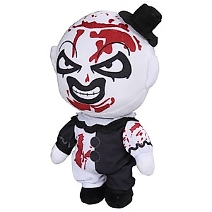 Feeriay Art Clown Plush Toy Soft Bloody Killer Art Clown Stuffed Plushie Pillow Doll for Kids Adults