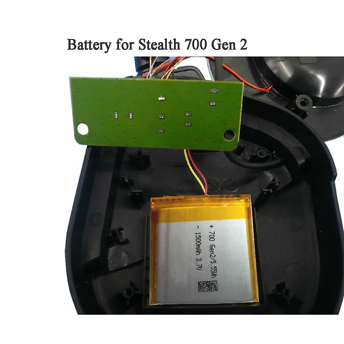 AOLIKES 3.7V 1500mAh Replacement Battery for HyperX Cloud Flight Cloud Alpha, ROCCAT Syn Max Air PC Wireless Gaming Headset and Turtle Beach Stealth 700P Gen 2, 700X Gen 2 Gaming Headset