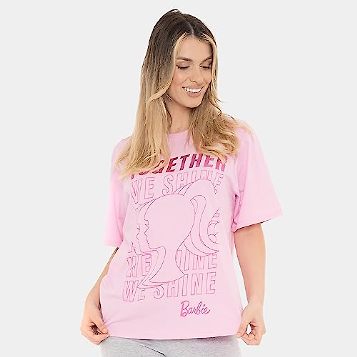 Barbie T Shirt Women Cotton Ladies Tshirt | Womens Summer Clothes | Pink XXL