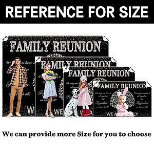 Swepuck 96x60inch Fabric Silver Family Reunion Backdrop Family Tree Members Photography Background Welcome Gathering Party Decoration Banner Photo Booth Props