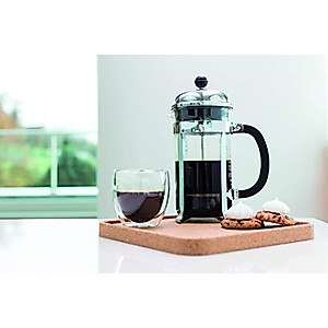 Bodum Pavina Glass, Double-Wall Insulated Glasses, Clear, 8 Ounces Each (Set of 2)