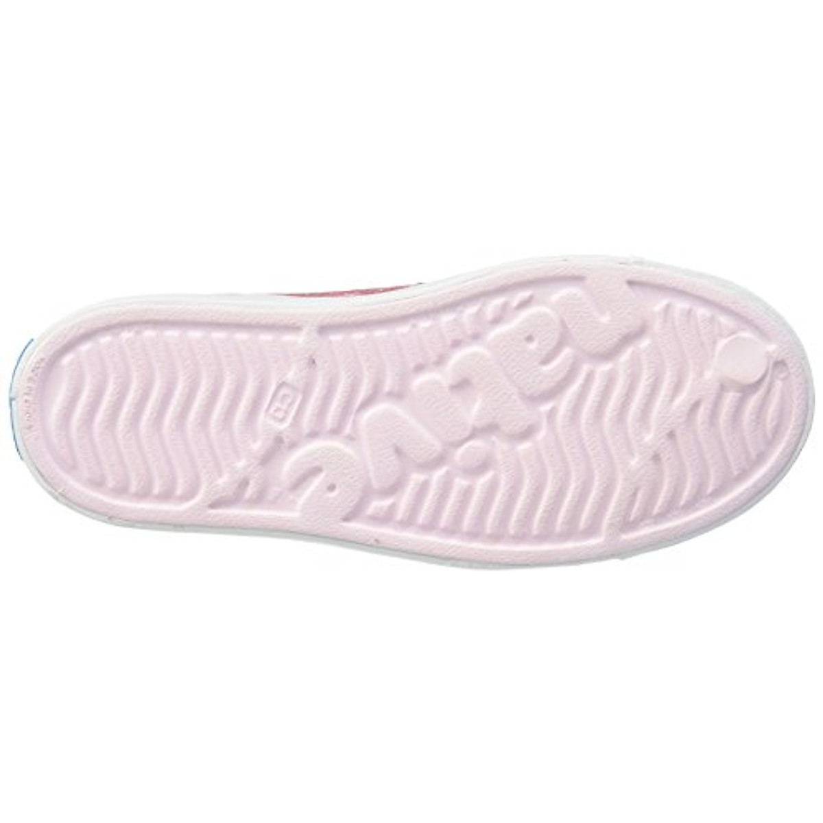 Native Shoes, Jefferson Bling Child, Kids Lightweight Sneaker, Milk Pink Bling/Shell White, 9 M US Toddler