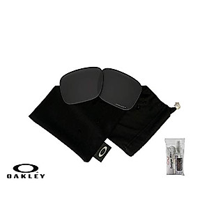 Oakley Original Holbrook OO9102 PRIZM Black Iridium Polarized Replacement Lenses For Men For Women+BUNDLE Microfiber Cloth Bag