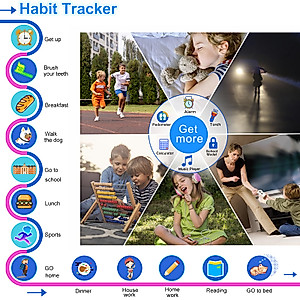 AstraMinds Kids Smart Watches Girls Boys - 1.54'' Touchscreen Smart Watch for Kids with 15 Puzzle Games, 2 Camera, 10 Audio Books, Music Player, Kids Watches Gift for 3-12 Year Old(Blue)