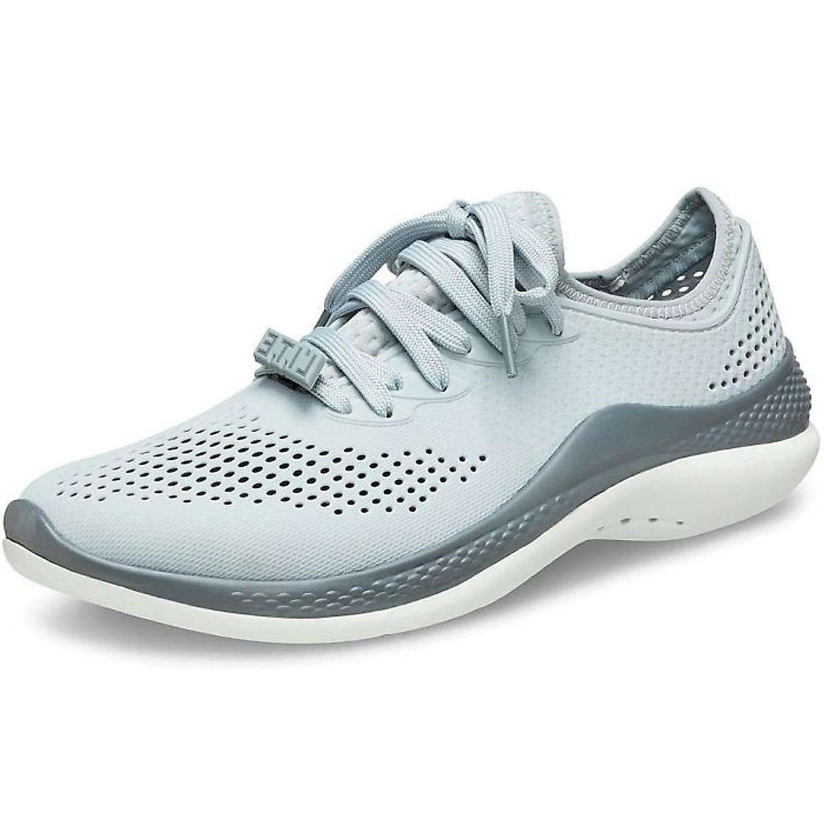 Crocs Men's LiteRide 360 Pacer Sneakers, Light Grey/Slate Grey, 9 Men