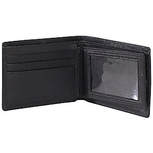Perry Ellis Men's Gramercy Passcase Wallet, Black, One Size