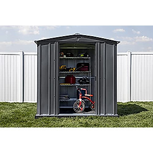 Arrow Shed Classic 6' x 5' Outdoor Padlockable Steel Storage Shed Building