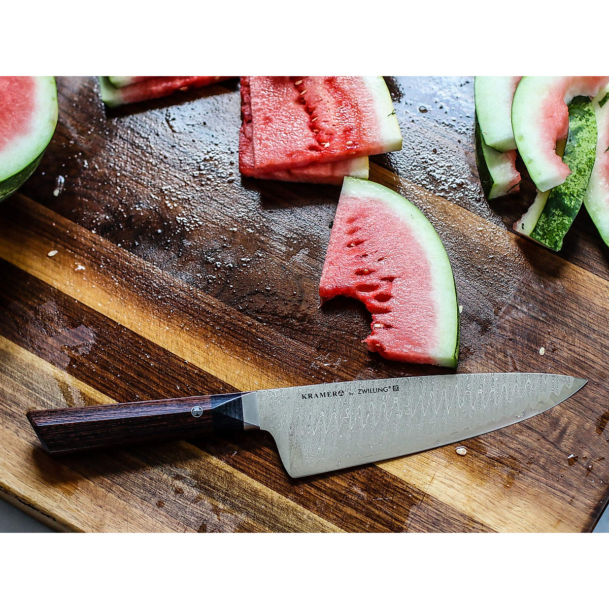 ZWILLING J.a. Henckels Kramer By Meiji 8" Chef's Knife, 0.6 Lb, Silver