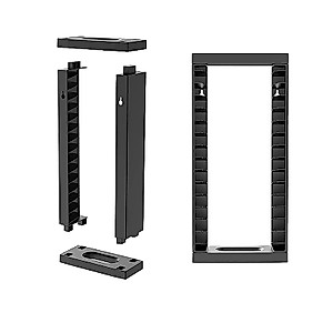 ECHZOVE Xbox Game Case Storage Wall Mount, Xbox One Game Holder Wall Mount Compatible with Xbox Series X/S Games PS5 PS4 Games (Up to 14 Game Boxes)