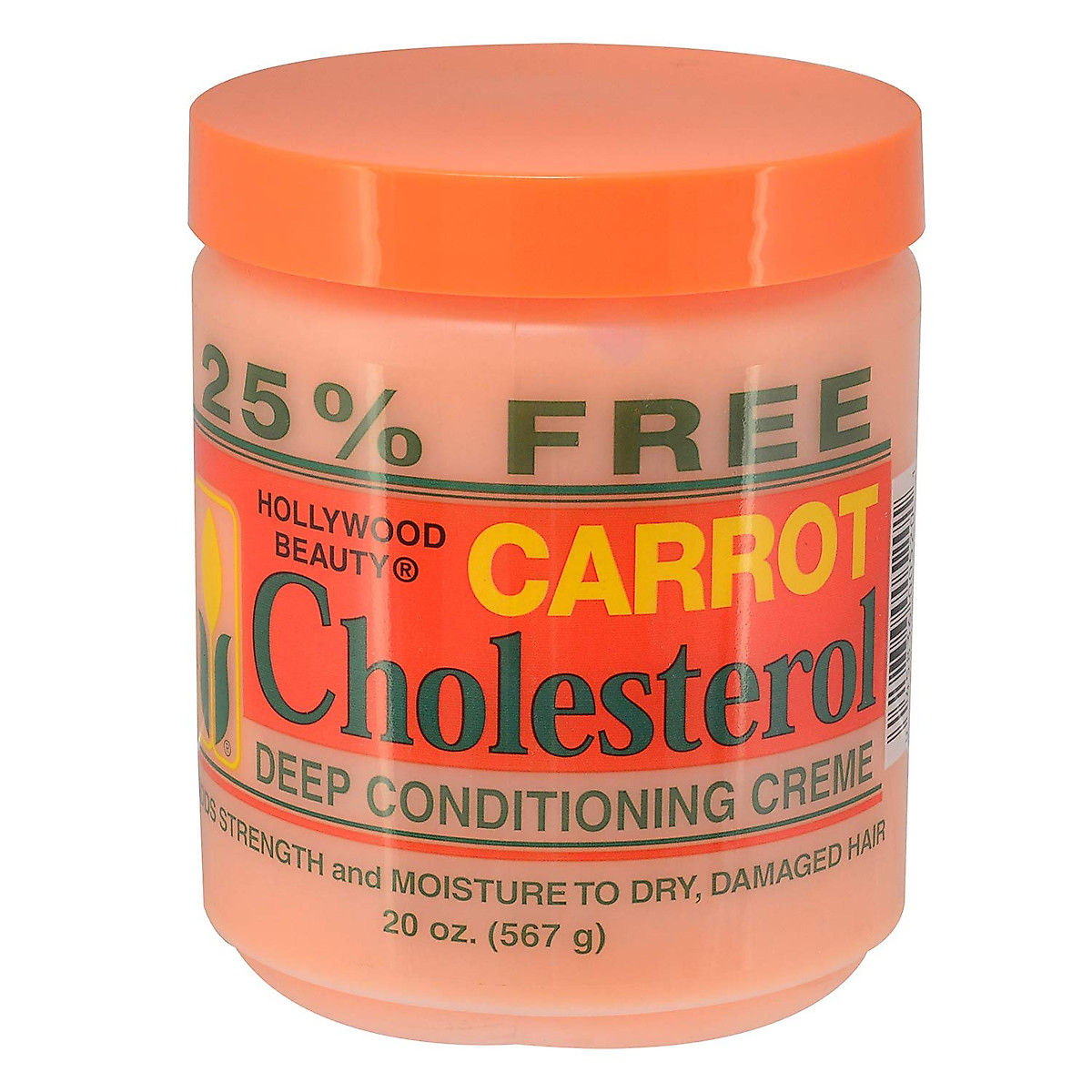 Hollywood Beauty Carrot Cholesterol Deep Conditioning Creme 20 Oz,Pack of 6