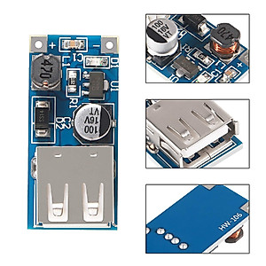 AITRIP 10 PCS PFM Control DC-DC Converter Step Up Boost Module 600MA USB Charger 0.9V-5V to 5V Power Supply Module