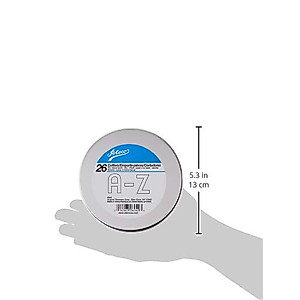 Ateco, 6949 Alphabet Letters-1", Stainless Steel