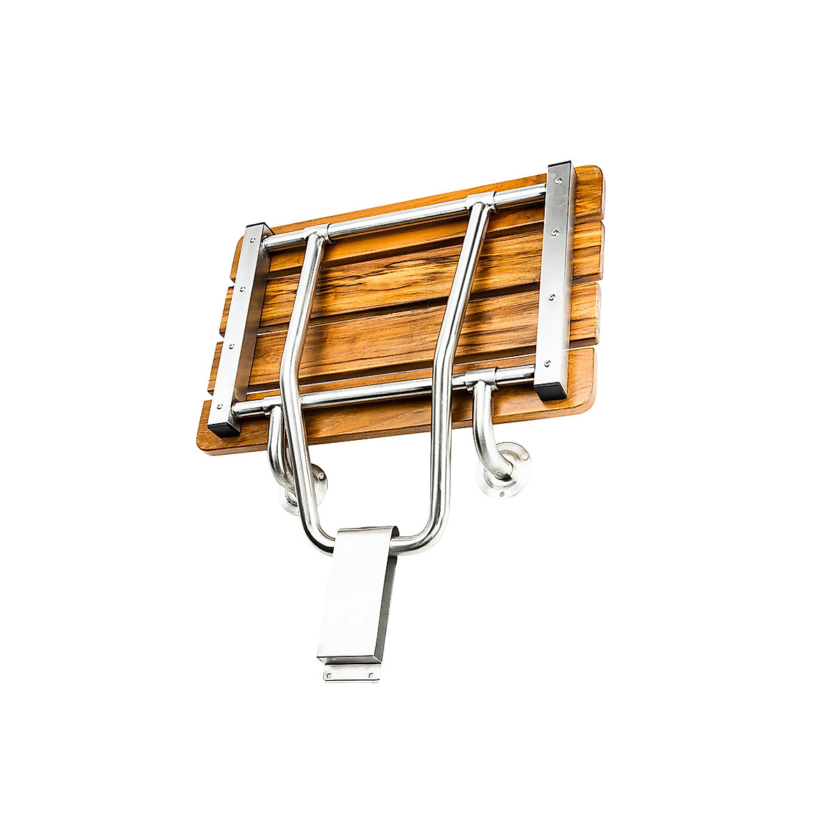 Folding Shower Seats [22”x15”, Phenolic Slotted] Shower Chair for Inside Shower, Wall Mount Shower Seats for Adults, Elderly and Disabled, ADA Foldable Swing Down Shower Chair by CSI Bathware