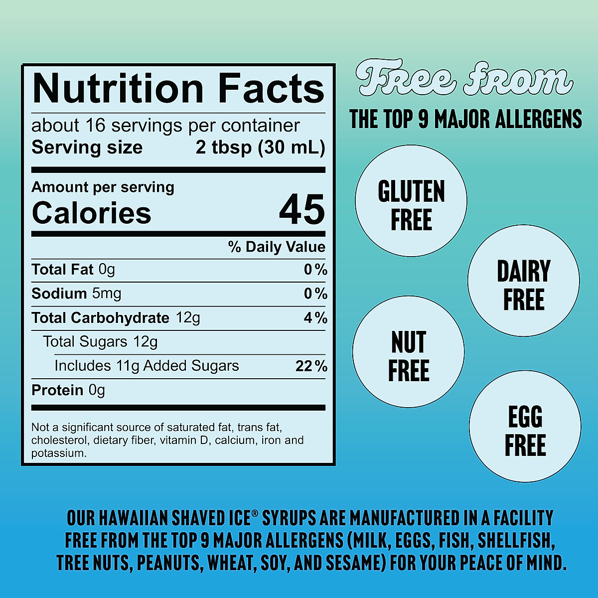 Hawaiian Shaved Ice Syrup Pint, Blue Cotton Candy, Bundled with S900A Snow Cone and Shaved Ice Machine