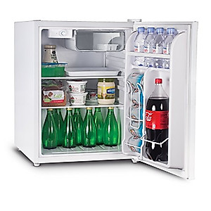 Commercial Cool CCR26W Compact Single Door Refrigerator and Freezer, 2.6 Cu. Ft. Mini Fridge, White