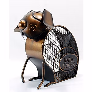 Bouncy Bobble Head Dog Wine Cork Holder
