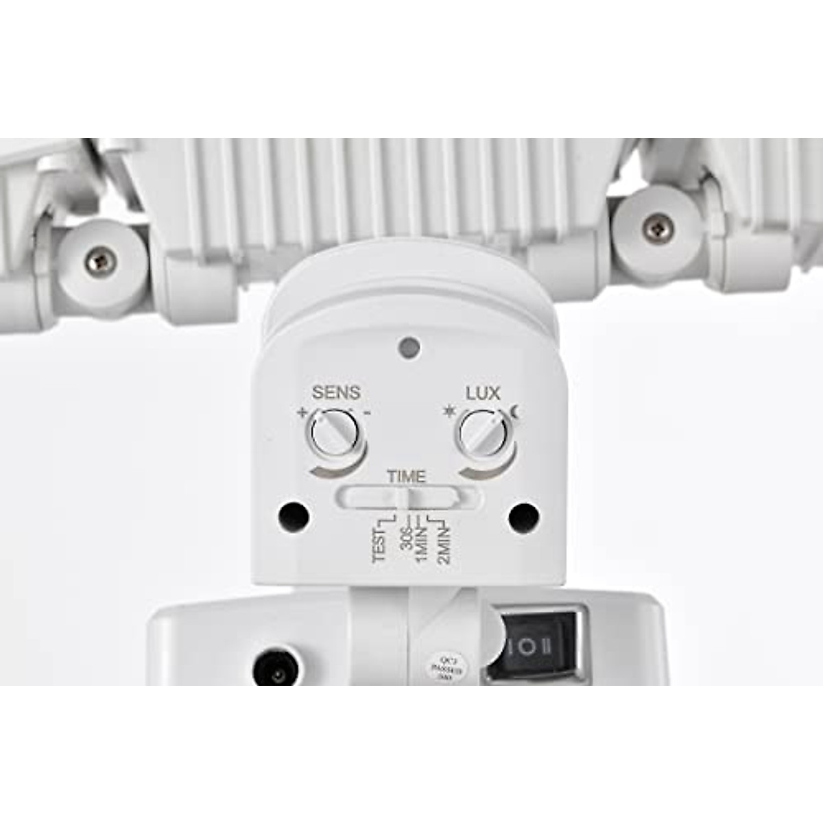 AWSENS Solar Security Lights Motion Outdoor, 1800LM, Solar LED Motion Sensor Lights with 3 Adjustable Heads, 6500k, Water Resistant Flood Light for Garage, Yard, Garden (White)