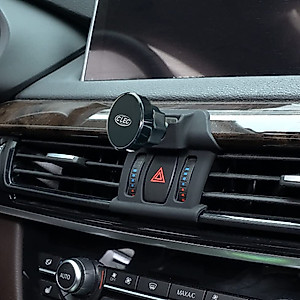 Zchan Car Phone Holder fit for BMW X5,X6,Air Vent Phone Mount fit for X5 2015-2018,X6 2015 2016,Custom fit Magnetic Phone Holder Compatible for All Phones