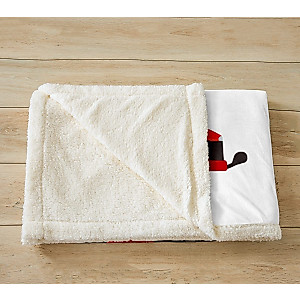 Red Tractor Sherpa Blanket Heavy Equipment Fleece Throw Blanket Kids Boys Girls Harvester Tractor Plush Blanket Farm Equipment Fuzzy Blanket for Sofa Bed Couch,Twin 60x80 Inches