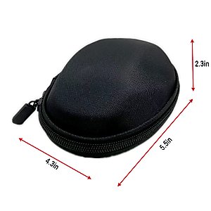 Hard Travel Mouse Case for Razer Basilisk Ultimate X/Basilisk V3 Pro/Logitech MX Master 3 /3S/ Master 2S / 2/MX Master Advanced Wireless Mouse, for G502 X /G502 X Plus/G604 (with Strap)
