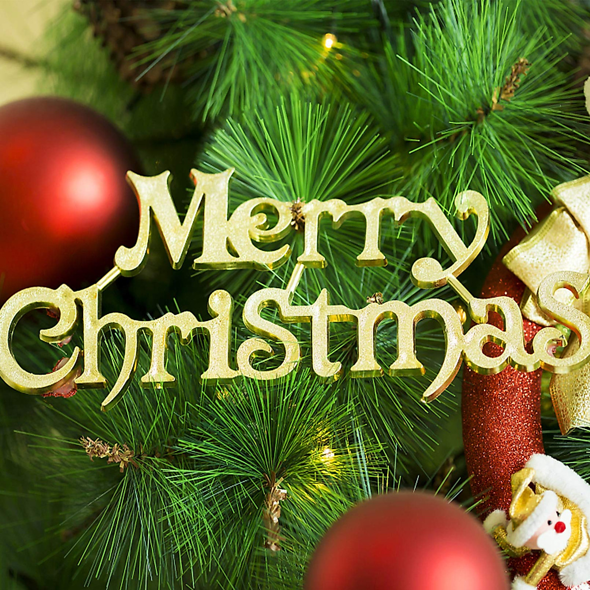 Purple Star 80 PCS Artificial Green Pine Needles Branches-4.0" x 2.0 Inch Pine Twigs Stems Picks-Fake Greenery Pine Picks for Christmas Garland Wreath and Home Holiday Garden Decoration (80pcs)