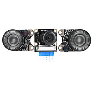 Fisheye Wide Angle Camera Module,1080P Professional Camera Module with 5MP OV5647 Webcam Sensor and Adjustable Lens for 2/3/B+/