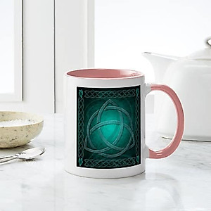 CafePress Teal Celtic Dragon Mug Ceramic Coffee Mug, Tea Cup 11 oz