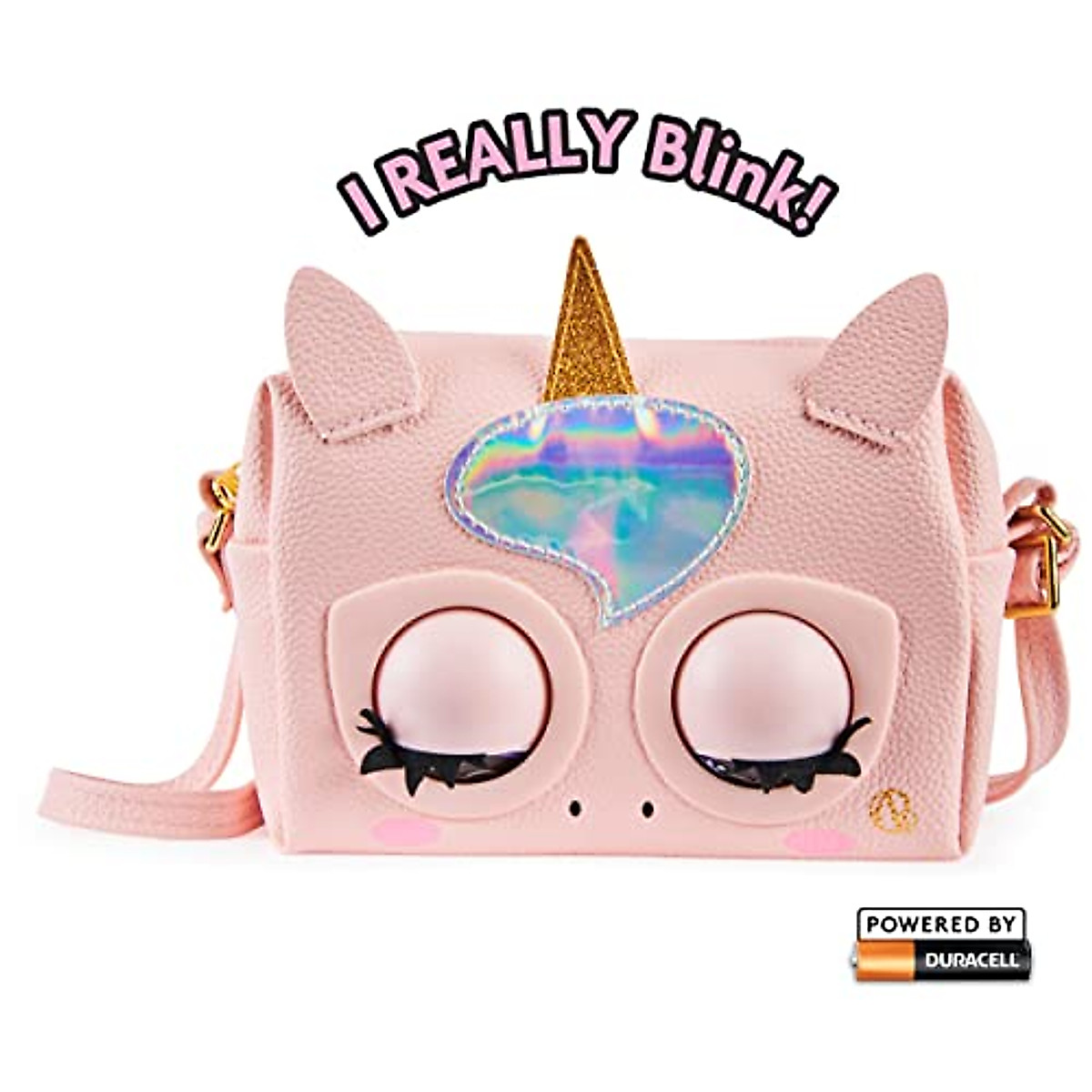 Purse Pets, Glamicorn Unicorn Interactive with Over 25 Sounds and Reactions, Easter Basket Gifts, Kids Toys for Girls Ages 5 and up