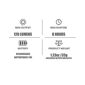 OLIGHT O'Pen Pro 120 Lumens LED Pen Light with Green Beam, Rechargeable EDC Flashlight with Pen for Writing, Work, Adventure, Professional Business Gift(Black)