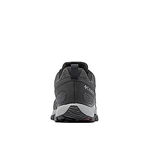 Columbia Men's Granite Trail Waterproof, Shark/Mountain Red, 10.5