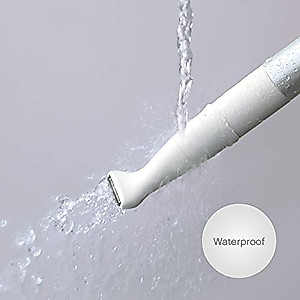 Panasonic Bikini Trimmer and Shaver for Women with 4 Attachments for Gentle Grooming in Sensitive Areas, Wet/Dry, Battery-Operated – ES-WV60-S (White / Silver)