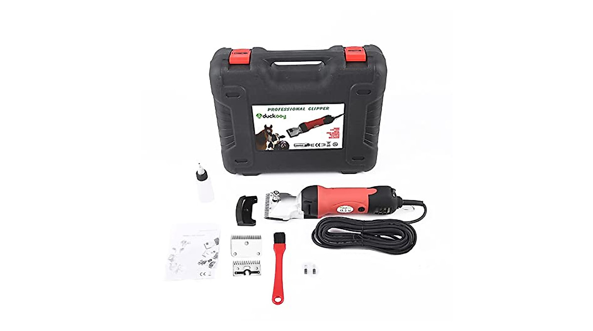 Heavy Duty Horse Clipper 380W by DUCKBOY - Professional Grooming Kit