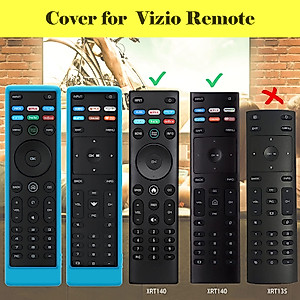 Cover for Vizio Remote, Compatible with Vizio Remote Case XRT136 / XRT140 D Series Universal Smart TV Control Replacement Silicone Skin Sleeve Glow in The Dark