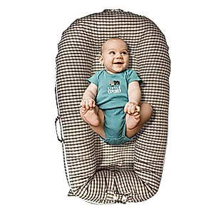 Newborn Baby Nest Portable Infant Lounger Replacement Cover ONLY, Hypoallergenic, Premium, Fits Dockatot Deluxe