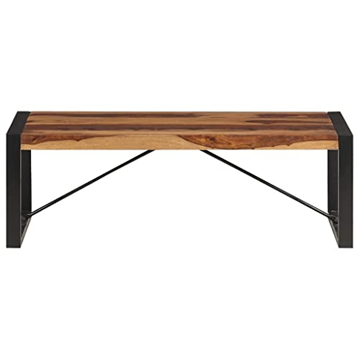 QJBSAVVA Coffee Table 47.2"x23.6"x15.7" Solid Sheesham Wood,Entrance Table Tray Tables Center Table Low Table Suitable for Meeting Rooms, Reception Rooms, Offices