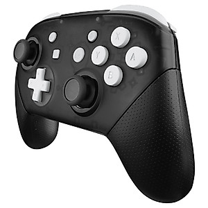 eXtremeRate White Repair ABXY D-pad ZR ZL L R Keys for Nintendo Switch Pro Controller, DIY Replacement Full Set Buttons with Tools for Nintendo Switch Pro - Controller NOT Included