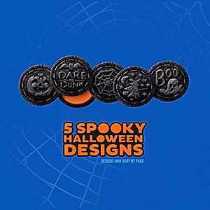 OREO Orange Creme Chocolate Sandwich Cookies, Limited Edition, Halloween Cookies, 18.71 oz