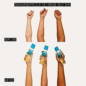 St.TropezZ Self Tan Purity Mini Kit, Travel Size, Bronzing Water Mousse 1.69 Fl Oz, Tanning Water Face Mist 0.47 Fl Oz and Applicator Mitt, Vegan, Natural & Cruelty Free