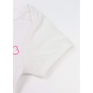 KANGKANG My First Valentine Day Newborn Girl Clothes Romper + Tutu Skirt Infant Summer Outfits 3PC Set 6-9 Months