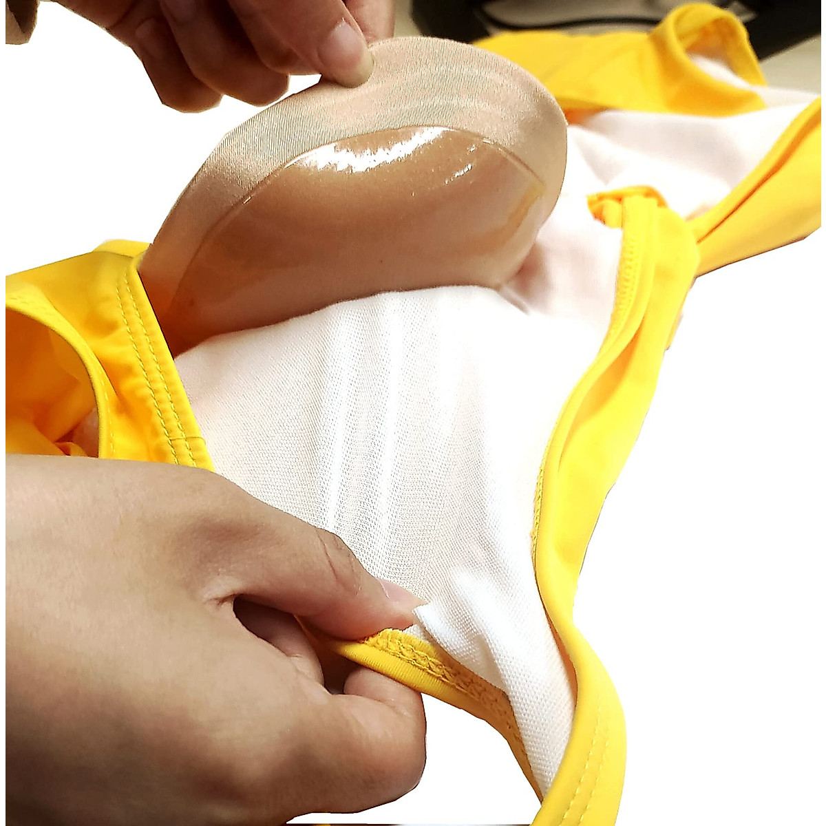 DHCare Women’s Adhesive Bra Pads Removable Breathable Push Up Sticky Bra Cups Inserts Breast Enhancer