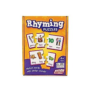 Junior Learning JL656 Rhyming Puzzles, Multi